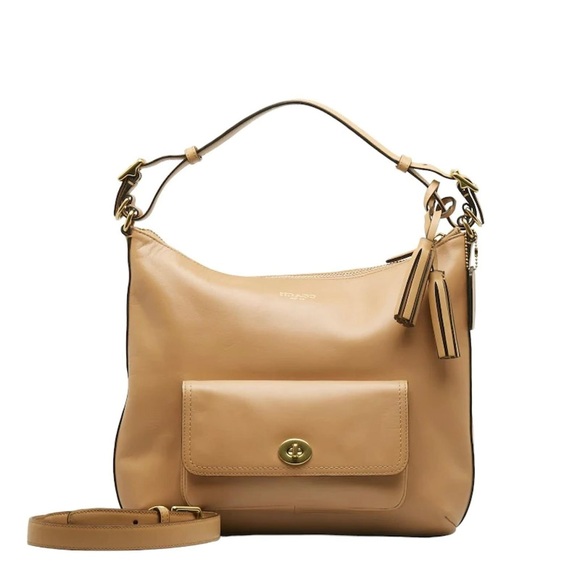 Coach | Bags | Coach Courtenay Legacy Leather Tassel Duffle Shoulder ...